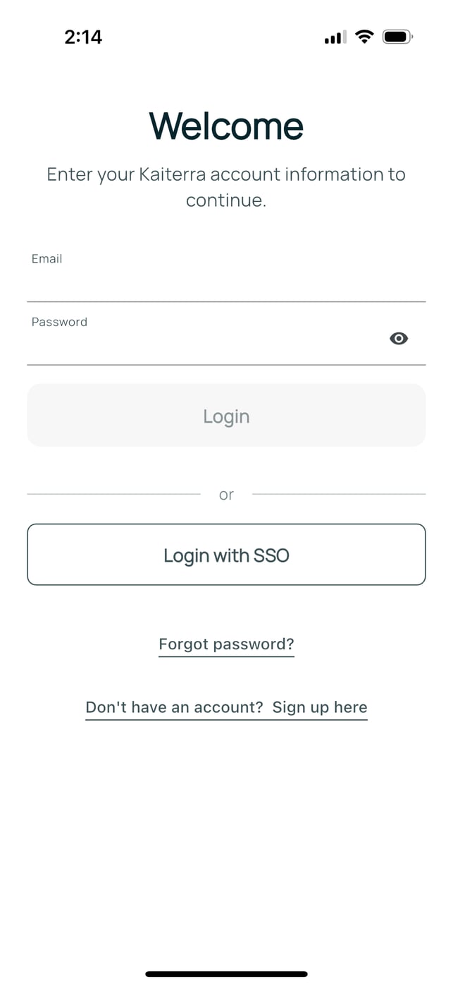 How to Log In to the Kaiterra app Using Single Sign-On (SSO)